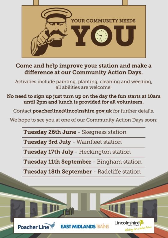 Railway Station Community Action Day - Bingham Town Council