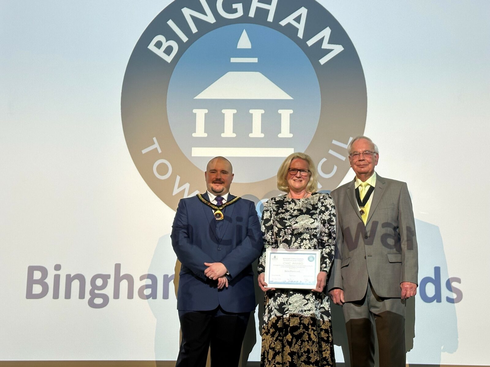 Bingham Civic Awards presented at the new Jubilee Community Hall ...