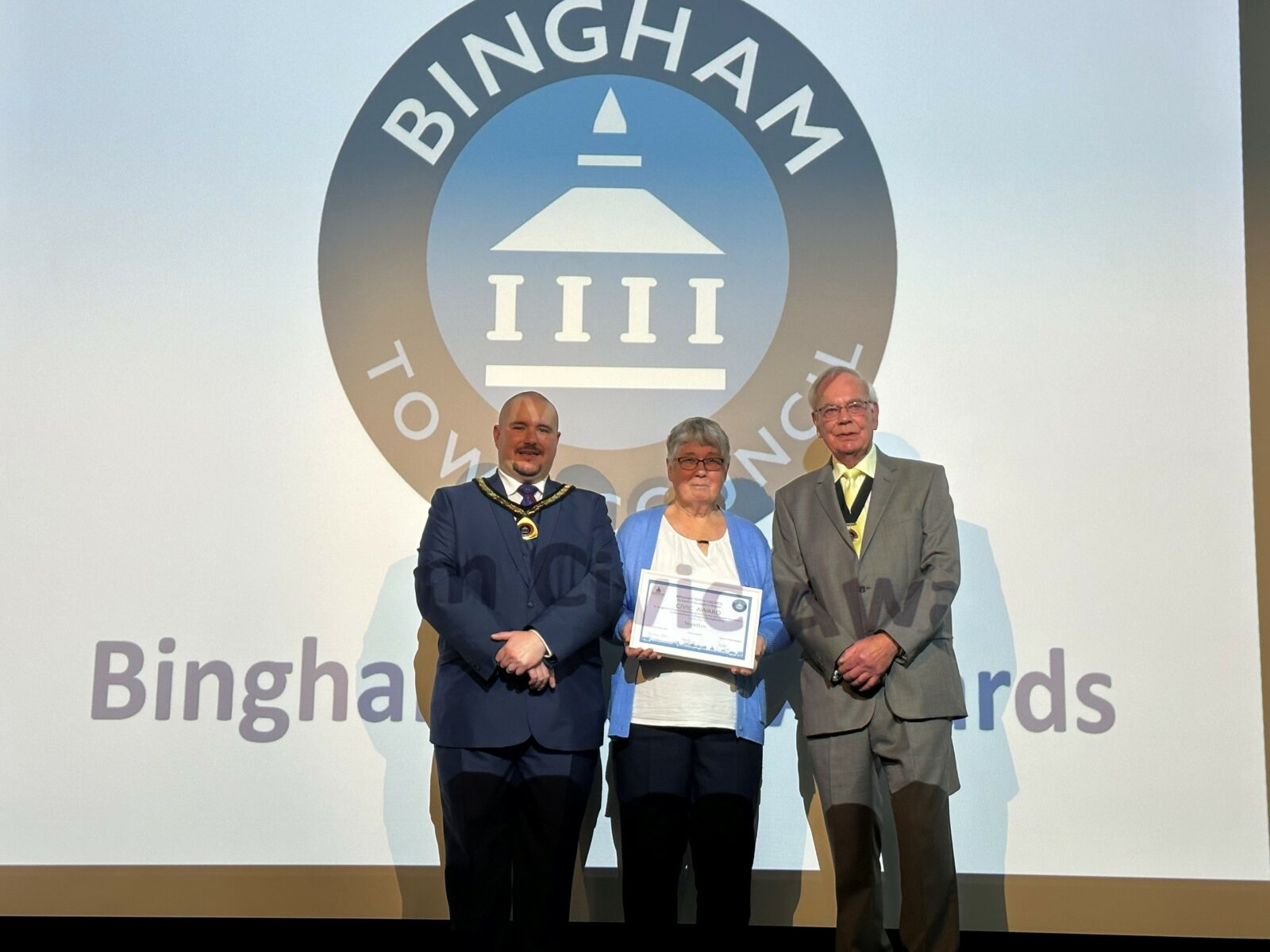 Bingham Civic Awards presented at the new Jubilee Community Hall ...