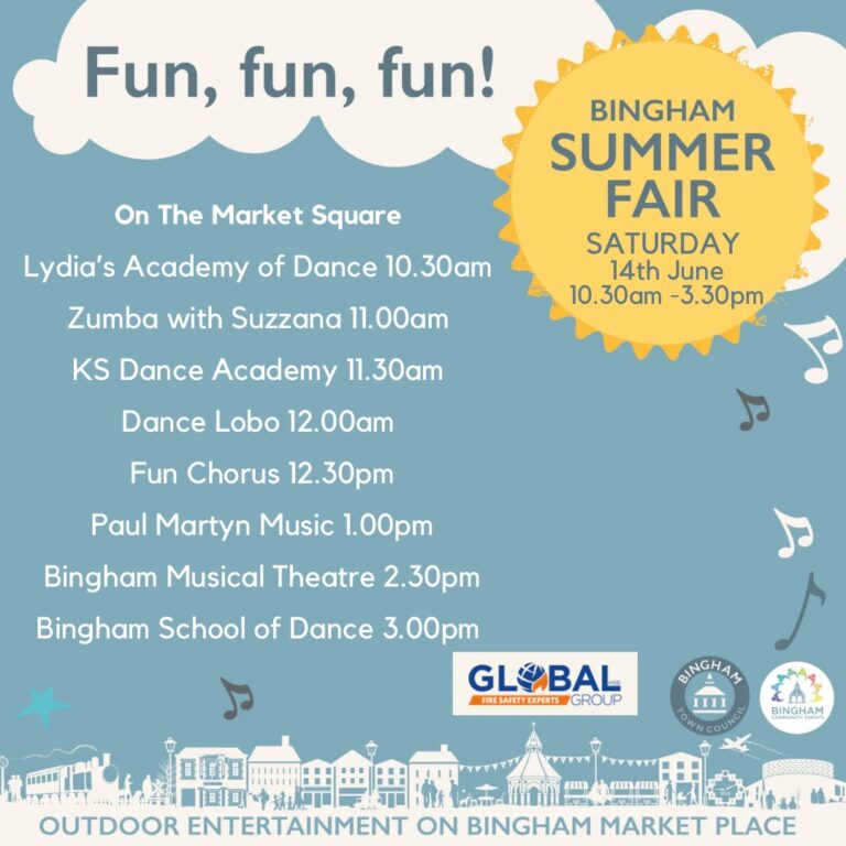 Bingham Summer Fair 2025 - Bingham Town Council